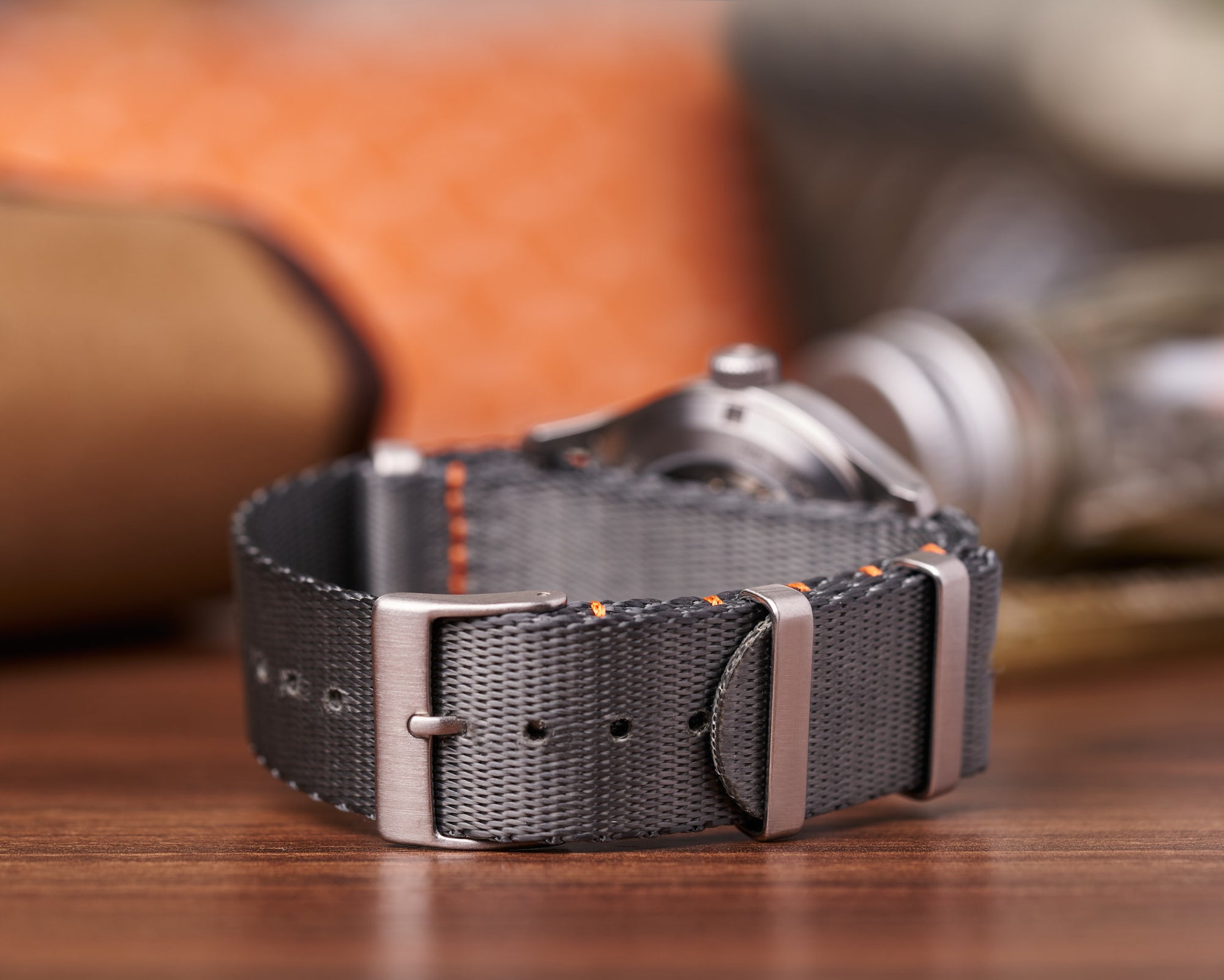 Steel Grey Nylon Strap - 20mm